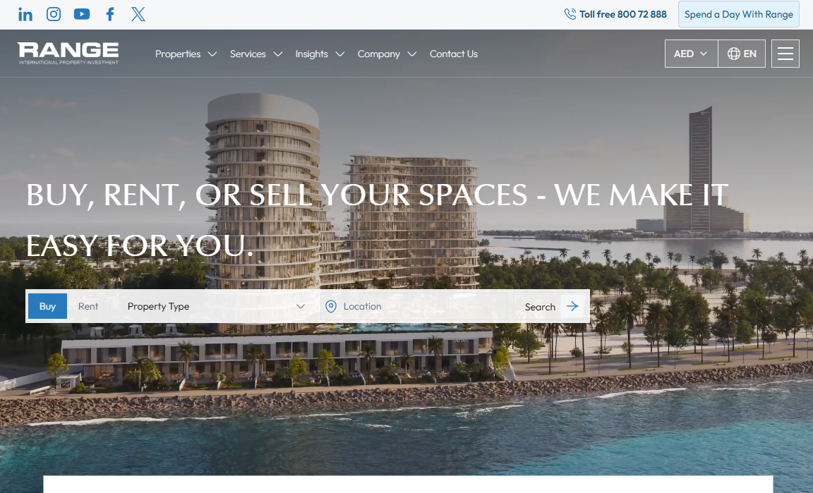 Dar Global | Preferred Property Developer in the UAE | Range